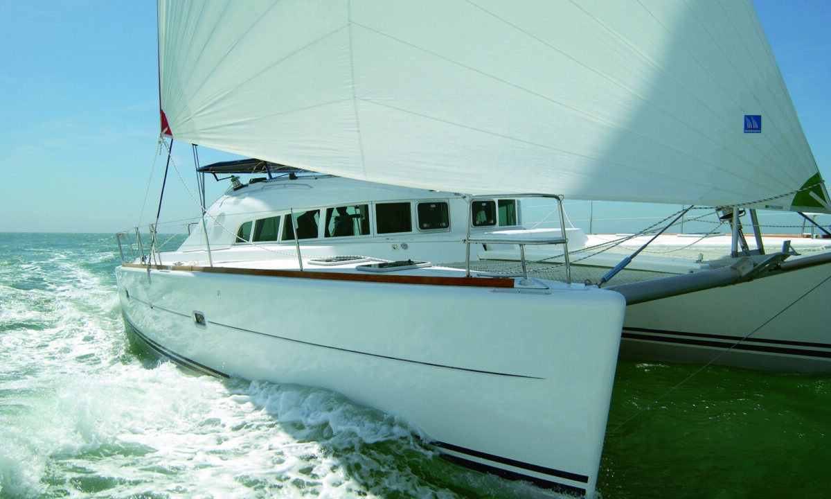 Cross sail – Katamarán Valhalla